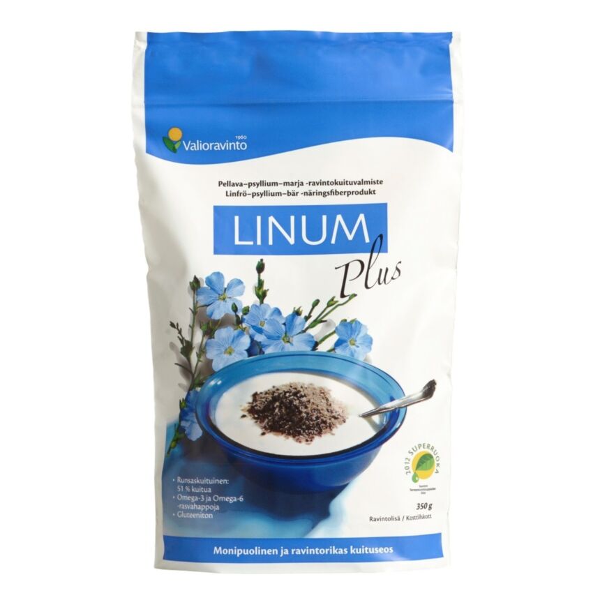 LINUM PLUS KUITUSEOS 350 G | Yliopiston Apteekki