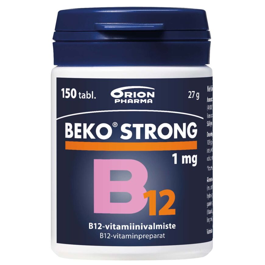 BEKO STRONG B12 1 MG TABL 150 KPL | Yliopiston Apteekki