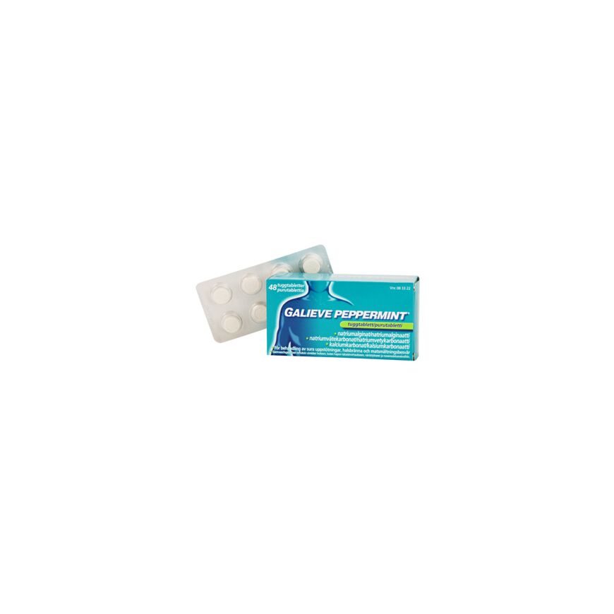 GALIEVE PEPPERMINT PURUTABLETTI | Yliopiston Apteekki