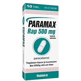 PARAMAX RAP TABLETTI 500 MG | Yliopiston Apteekki