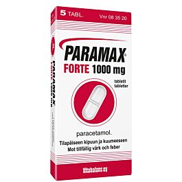 PARAMAX FORTE TABLETTI 1000MG | Yliopiston Apteekki