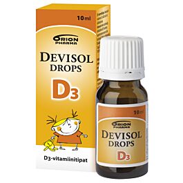 DEVISOL DROPS D3 TIPPA 10 ML | Yliopiston Apteekki