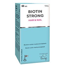 Biotin Strong, biotiini hiuksille & kynsille 60 tabl | Ya.fi