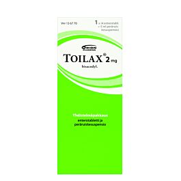 TOILAX YHDISTELMÄPAKKAUS 5 MG + 2 MG/ML OHUTSUOLESSA HAJOAVA TABLETTI ...