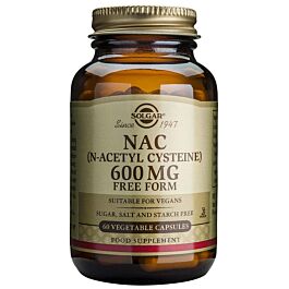 SOLGAR NAC (N-ASETYYLI-L-KYSTEIINI) KAPS 60 KPL | Yliopiston Apteekki