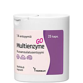 MULTIENZYME GO KAPS 25 KPL | Yliopiston Apteekki