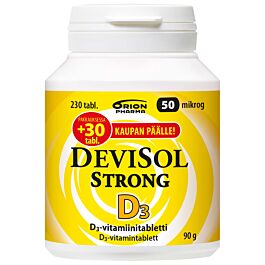 Devisol Strong 50 mikrog 230 kpl | Yliopiston Apteekki