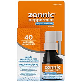 ZONNIC PEPPERMINT SUMUTE SUUONTELOON 1MG/ANNOS | Yliopiston Apteekki