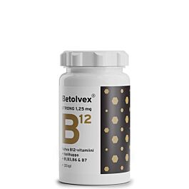 BETOLVEX STRONG B12-VITAMIINI 1,25MG KAPS 30 KPL | Yliopiston Apteekki