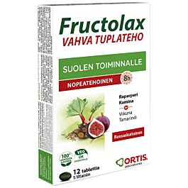 FRUCTOLAX VAHVA TUPLATEHO TABL 12 KPL | Yliopiston Apteekki