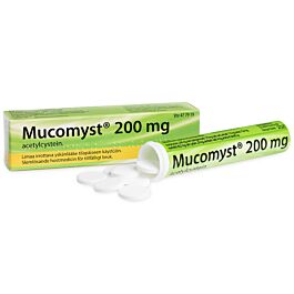 MUCOMYST 200 mg PORETABLETTI 25 kpl | Yliopiston Apteekki