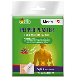 Medrull Pepper Plaster pippurilaastari 6 x 10cm 5kpl | Ya.fi