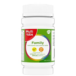Multi-tabs Family monivitamiini 190kpl | Yliopiston Apteekki