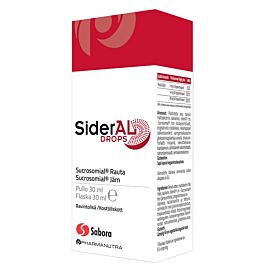 SiderAL DROPS sukrosomiaalinen rauta 30 ml | Ya.fi