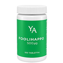 YA Foolihappo 500 mikrog tabl 100 kpl | Yliopiston Apteekki